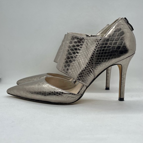 Vince Camuto | Shoes | Vince Camuto Metallic Snake Print Pump 95 | Poshmark